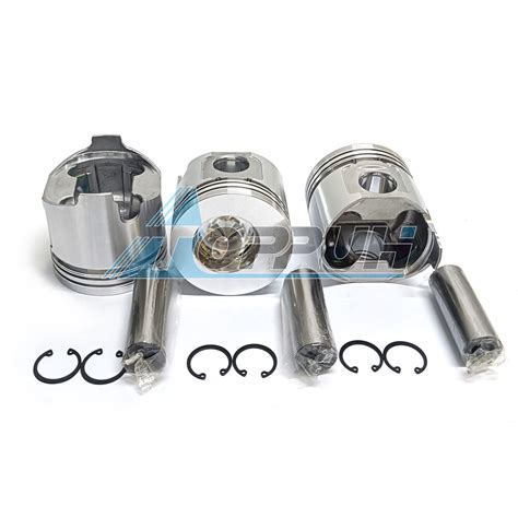 3 Set Piston For Yanmar 3tne84 Diesel Komatsu 3d84 3 Pc30 1 84mm Std Ebay