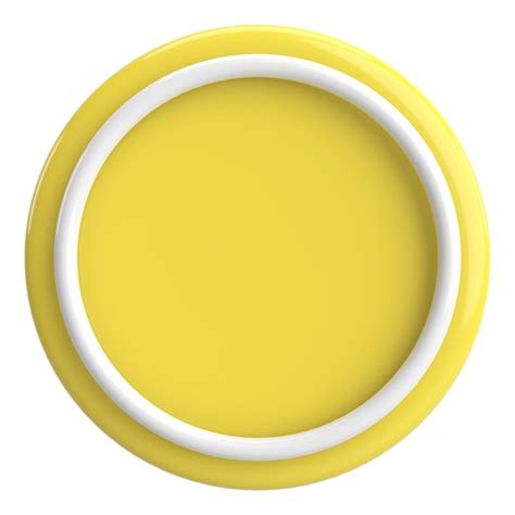 Premium Photo 3d Circle Button Empty Button 3d Illustration