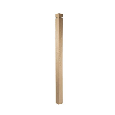 Concept Sga Square Oak Newel 44 In 8544 2 1 Rona