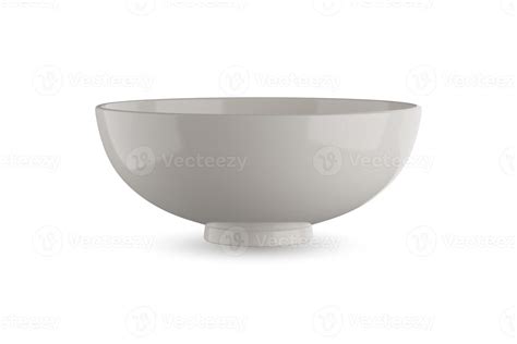 White Bowl Isolated On White Background D Rendering Stock Photo At Vecteezy
