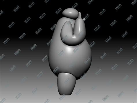 大白1 3D打印模型下载 3D工场 3Dworks cn