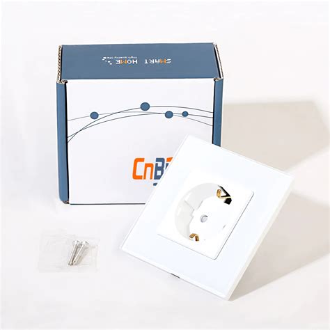 Bingoelec Gang European Wifi Socket With Led Indicator And On Off Button Electric Switches And