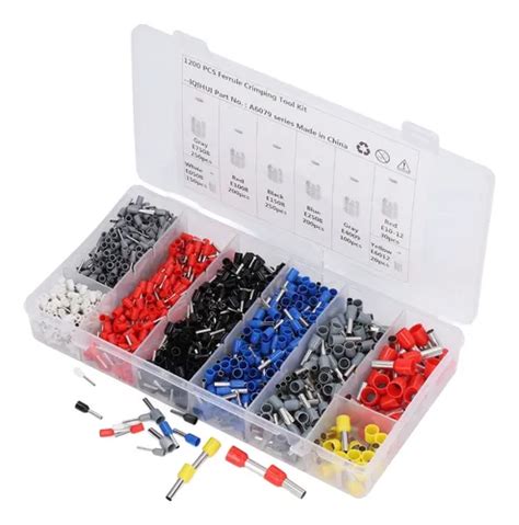 Kit Terminales Electricos Ferrules 1200 Con Caja Cuotas sin interés