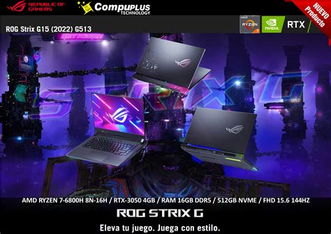 La Cpu Amd Ryzen™ 7 6800h Y La Gpu Compuplus Technology