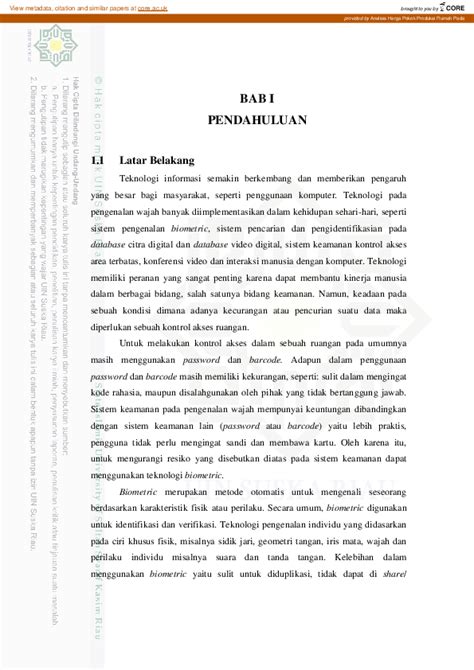 Pdf Penerapan Face Recognition Dalam Mengidentifikasi Otoritas Orang