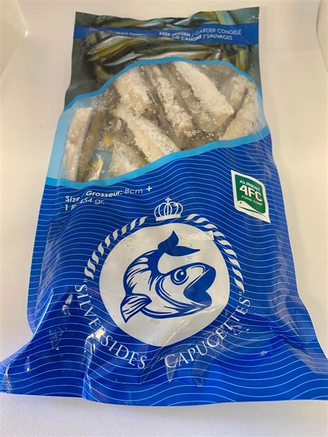Frozen Silversides Smelts 454g Jandw Meal Butler