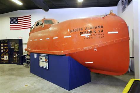 The Lifeboat That Captain Richard Phillips Was Taken Hostage On By Three Somali Pirates In 2009