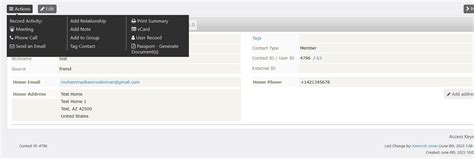 How To Disable Passport Generate Document Option In Civicrm In Users
