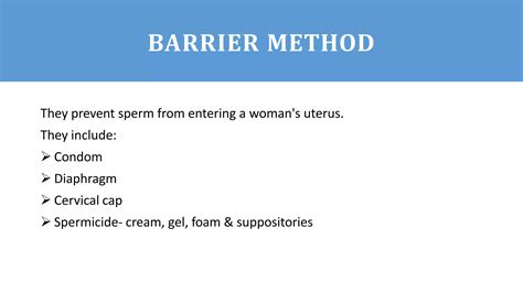 Contraception Ppt Pptx