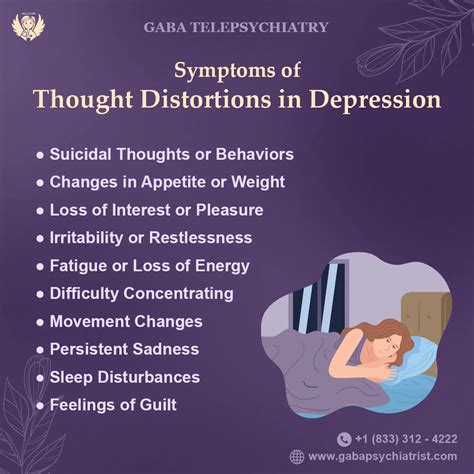 Thought Distortions In Depression Gaba Online Psychiatrist