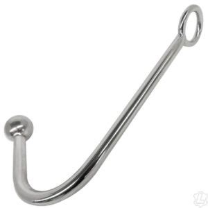 Solid Metal Smooth Finish Anal Hook Butt Plug Hook Bondage Hook