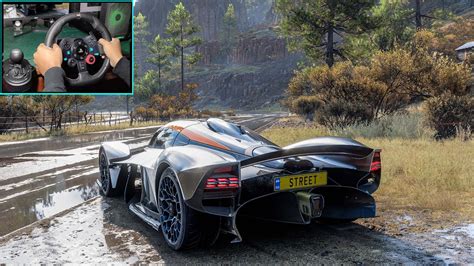 Aston Martin Valkyrie Forza Horizon 5 Steering Wheel Gameplay YouTube