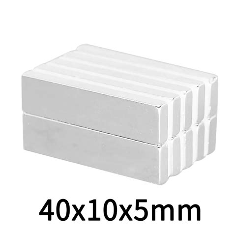 40x10x5 강한 시트 희토류 자석 40mm X 10mm 큰 직사각형 네오디뮴 자석 40x10x5mm N35 자석 4010