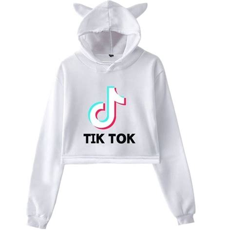 2019 Fashion Hoodie Hip Hop Streetwear Tops Tik Tok Logo Printing Women