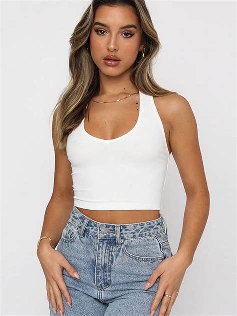 Wholesale Women Sexy Backless Tight Crop Tank Top Cwttk0197 For Your