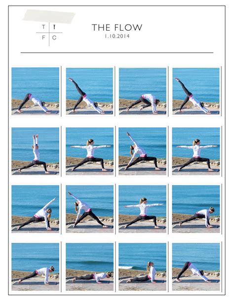 Printable Yoga Flow Sequence