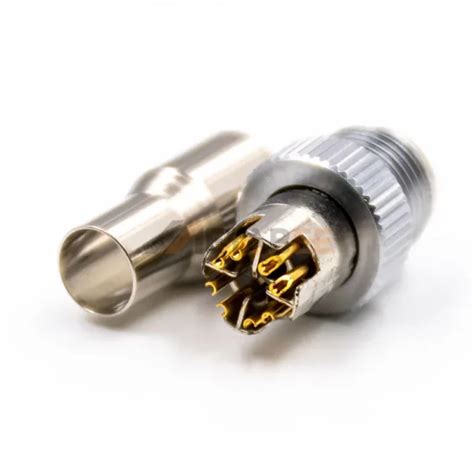 M12 8 Pin X Coded Male Profinet Connector For Cable Straight Metabeeai