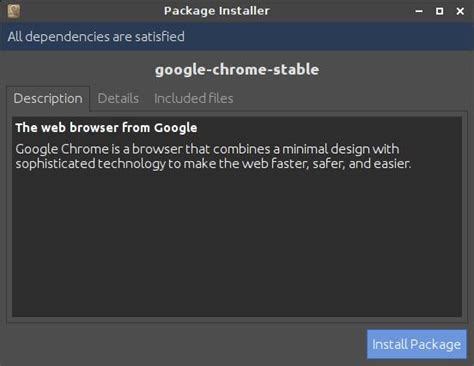 how to install using gdebi commands gooleo