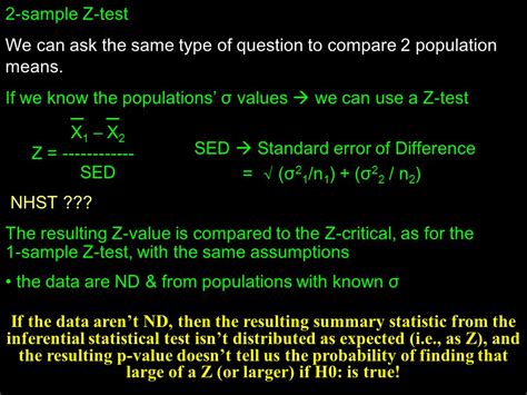 Statistics And Statistical Tests Assumptions And Conclusions Kinds Of