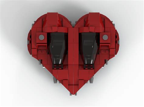 So I Designed A Heart Shaped Spaceship That Can Be Split Apart Or Combined With Addon Ship To