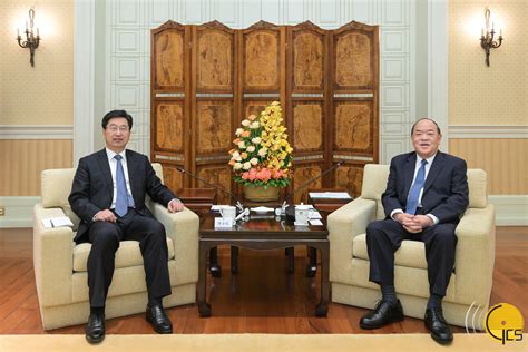 行政长官贺一诚会见浙江省人大常委会党组书记、副主任陈金彪。 澳门特别行政区政府入口网站
