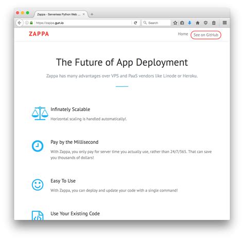 Github Miserlou Zappa Website Hastily Made Brochure Website For Zappa