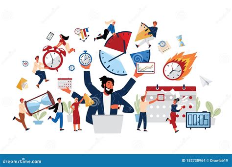 Business Concept Of Time Management Productivity Organize Stock