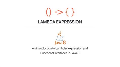 Lambda Expression And Functional Interfaces In Java 8 Simple Example Youtube