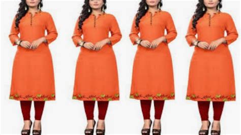 Full Size Kurti Cutting Stitching Very Easy Method Youtube