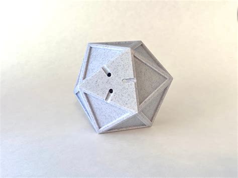 D20 Planter Stl Print File With Drainage 3d Printing 3d Etsy