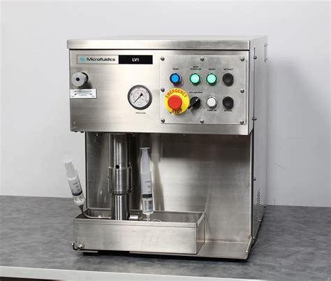 Microfluidics Lv1 Ul Low Volume Electric Microfluidizer Processor Homogenizer