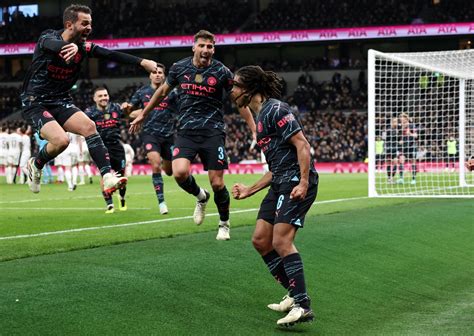 Tottenham 0 1 Man City Nathan Ake Goal Ends N17 Hoodoo To Secure Fa