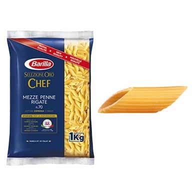 Mezze Penne Rigate N 70 Selezione Oro Chef 1 Kg Barilla Karadarsh