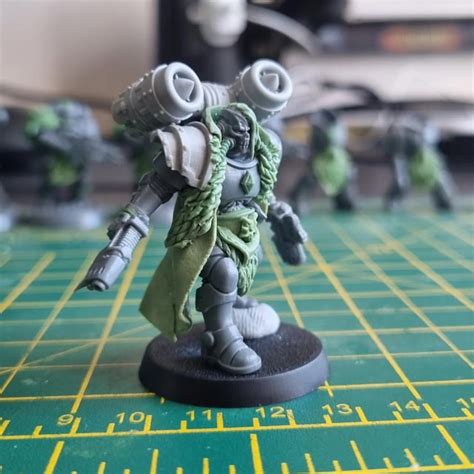 Space Wolf In Phobos Armor With Customized Jump Pack Rspacewolves