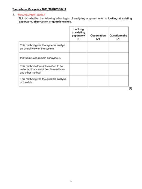 2021 20 The Systems Life Cycle Igcse 0417 Pdf