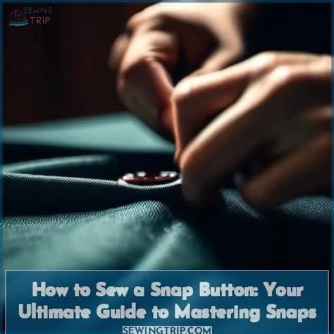 How To Sew A Snap Button Your Ultimate Guide To Mastering Snaps