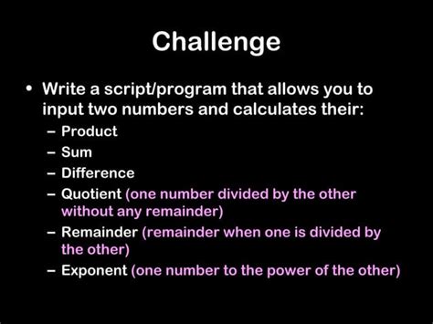 Python Part Two Names And Types Ppt