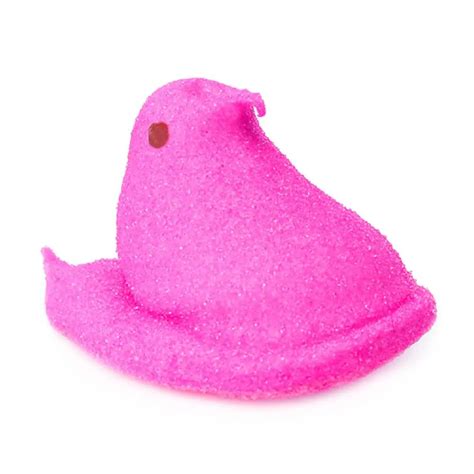 Peeps Marshmallow Chicks Candy Pink 5 Piece Pack Candy Store