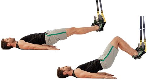 How To Do A Trx Hamstring Curl Muscle And Fitness