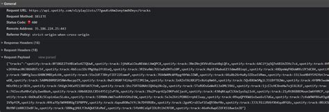 Incorrect JSON Body For Removing Items From Playlists Issue Spotify Api Spotify Api Js