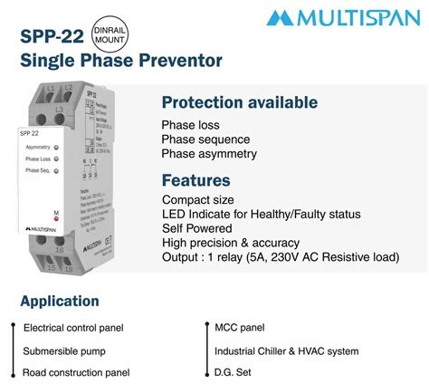 Single Phase Preventer Multispan Spp 22 Trader Wholesaler Distributor From Ahmedabad