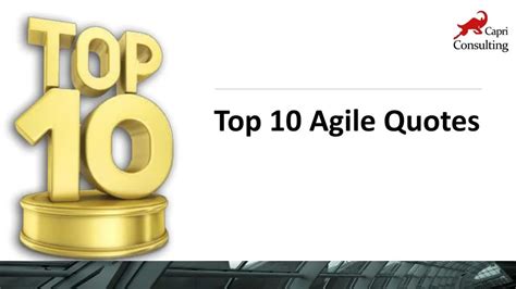 Ppt Top 10 Agile Transformation Quotes Powerpoint Presentation Free
