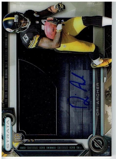 Dri Archer 2014 Topps Strata Clear Cut Rookie Relic Autographs Ccardar