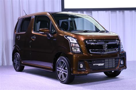 2017 Suzuki Wagon R Stingray Hybrid T Front Three Quarters Right Side