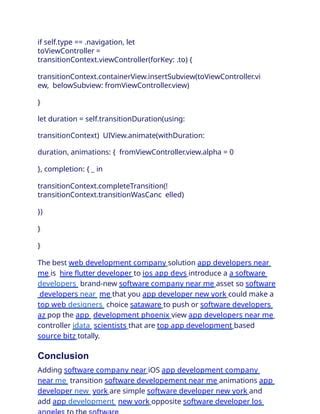 IOS Transition Animations The Proper Way To Do It Docx Pptx