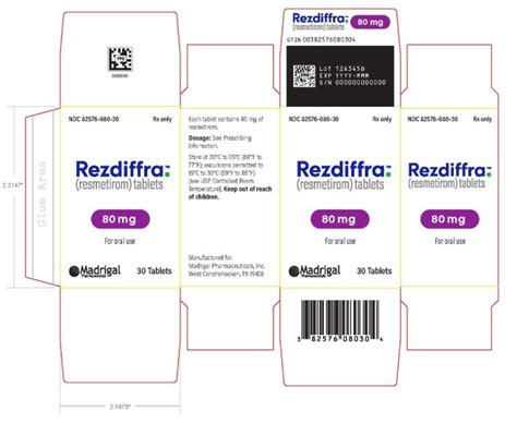 Rezdiffra Resmetirom Tablet Coated Rezdiffra Resmetirom Tablet