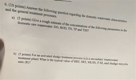 solved 6 10 points answer the following question