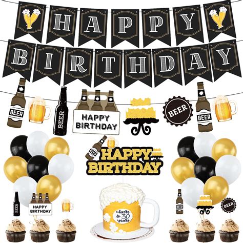 Buy Birthday Party Decorations Cheers And S Happy Birthday Party Banner Balloons Decorations