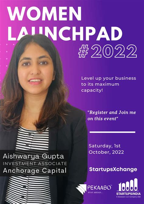 10000startupsindia On Linkedin Meet Aishwarya Gupta From Anchorage