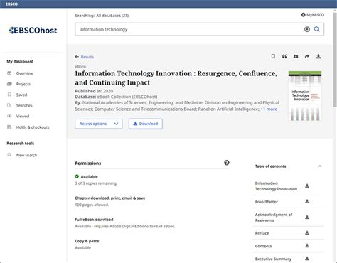 Ebsco Ebooks On The New Ebsco Interfaces User Guide